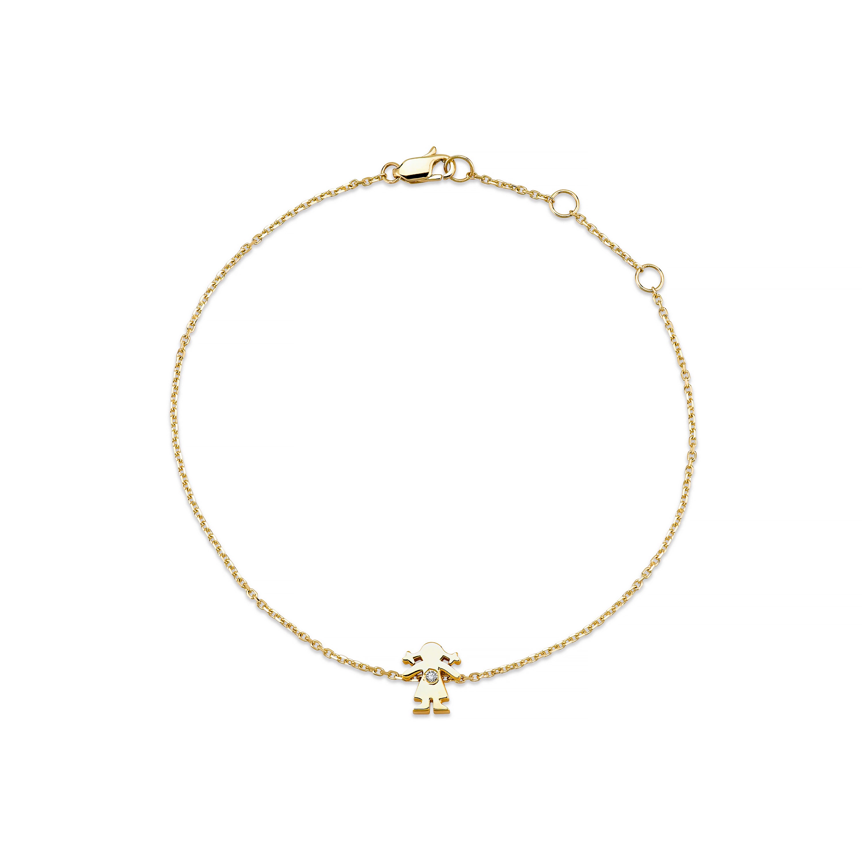 BEBE GIRL & BOY SILHOUETTE BRACELET – SARAH CHLOE