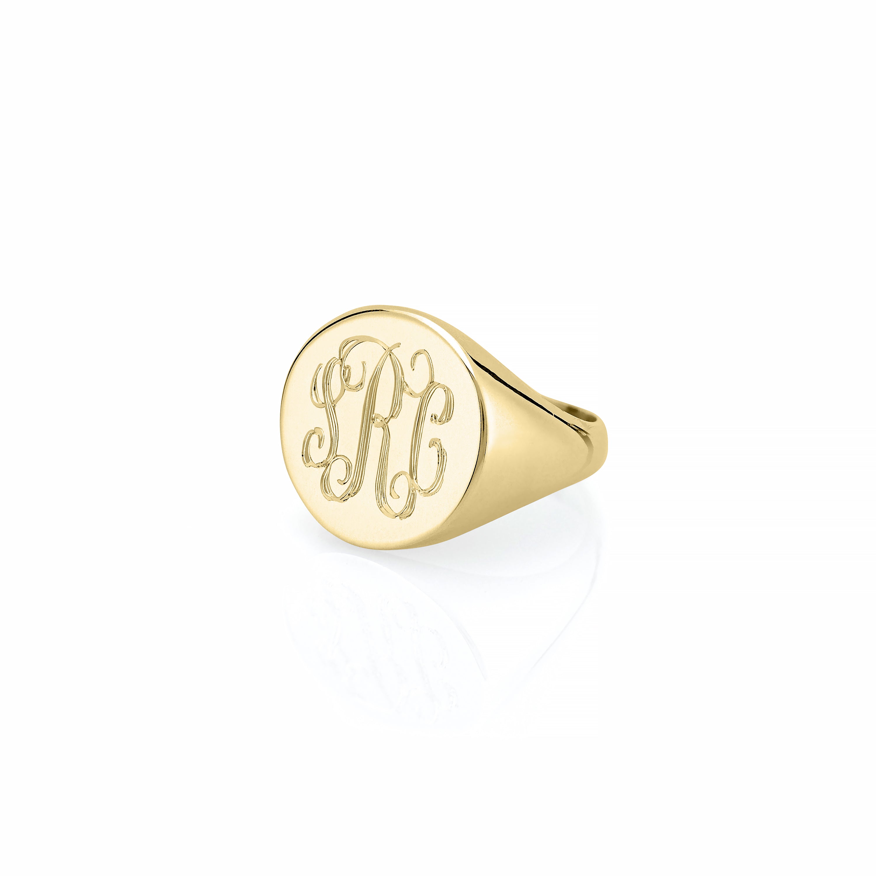SARAH CHLOE LANA ROUND SIGNET RING