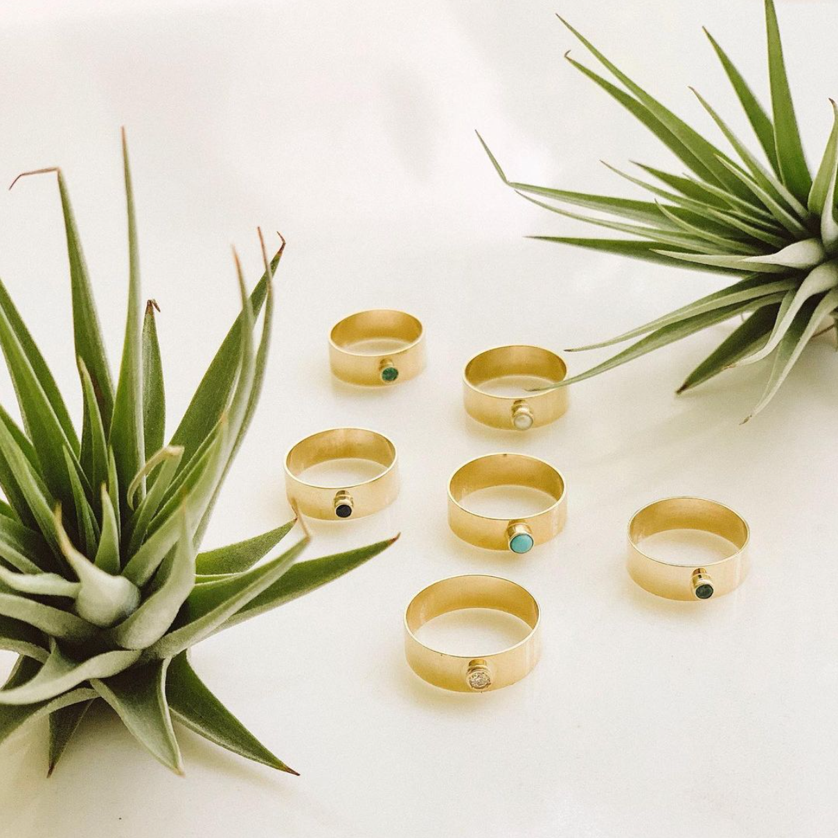 SLDA DIAMOND STACKABLE CIGAR RING BAND – SARAH CHLOE