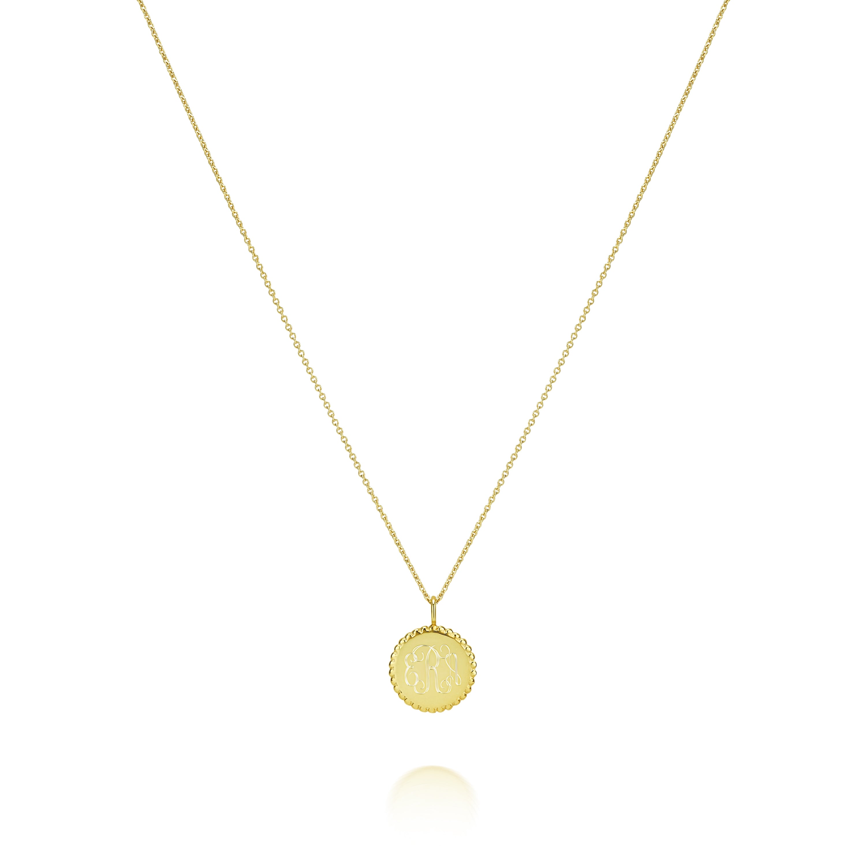 SARAH CHLOE PERSONALIZED MADI INITIAL PENDANT